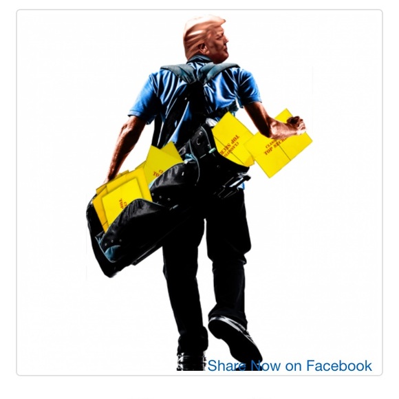 Party Supplies | Donald Trump Golf Bag Top Secret Documents Cardboard ...